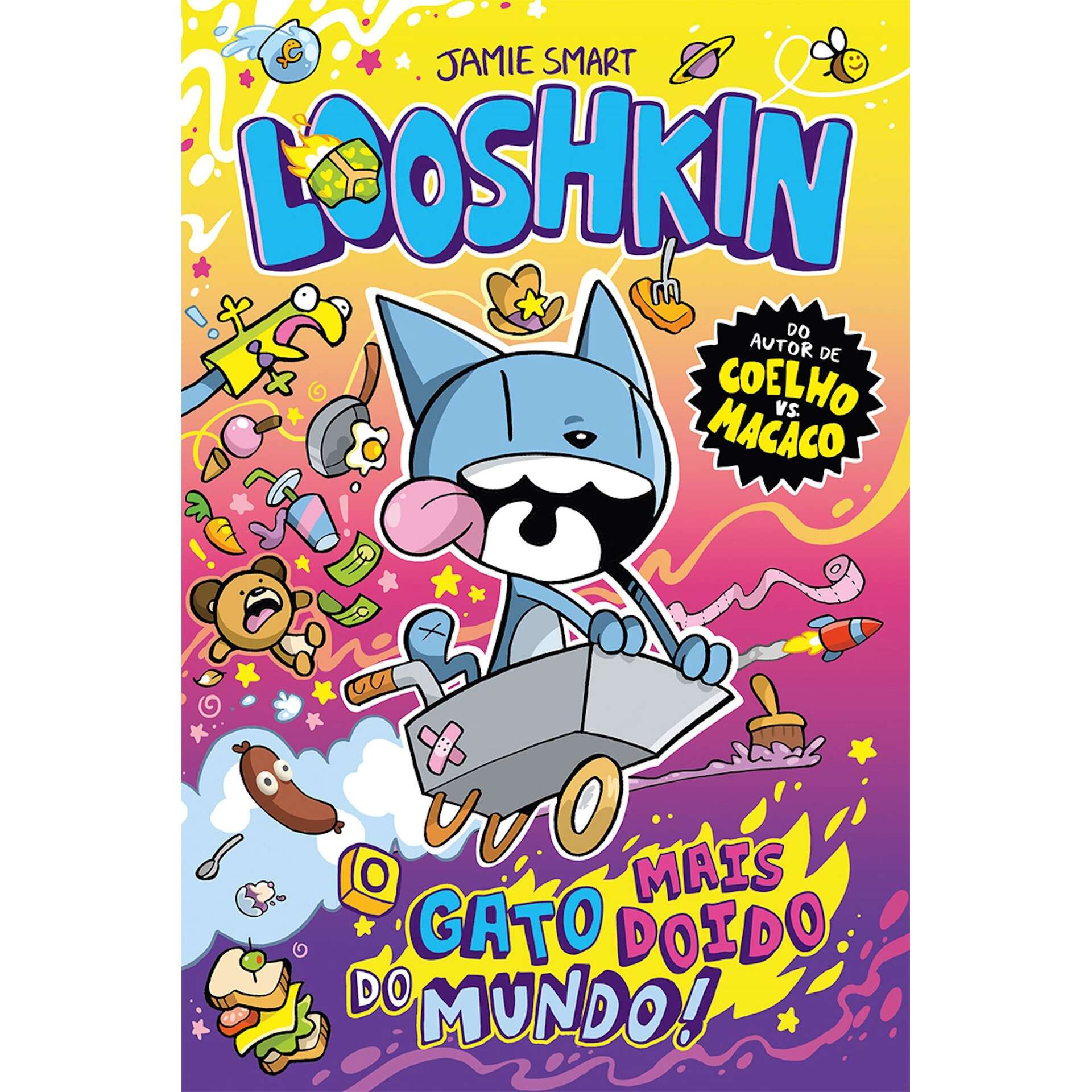 Looshkin - O gato mais doido do mundo! de Jamie Smart | Continente Online