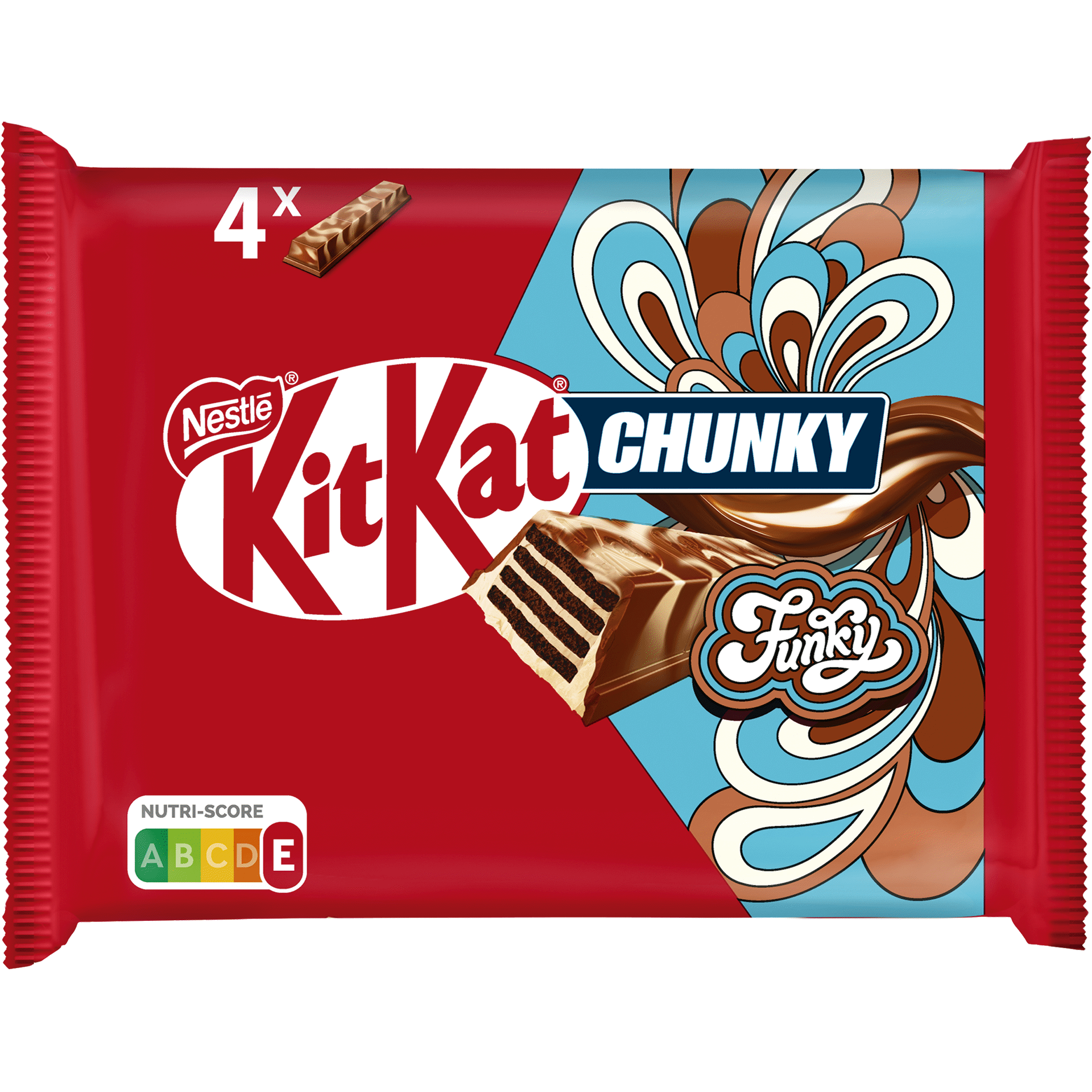 Snack de Chocolate de Leite Chunky Kit Kat - emb. 40 gr (4 un ...