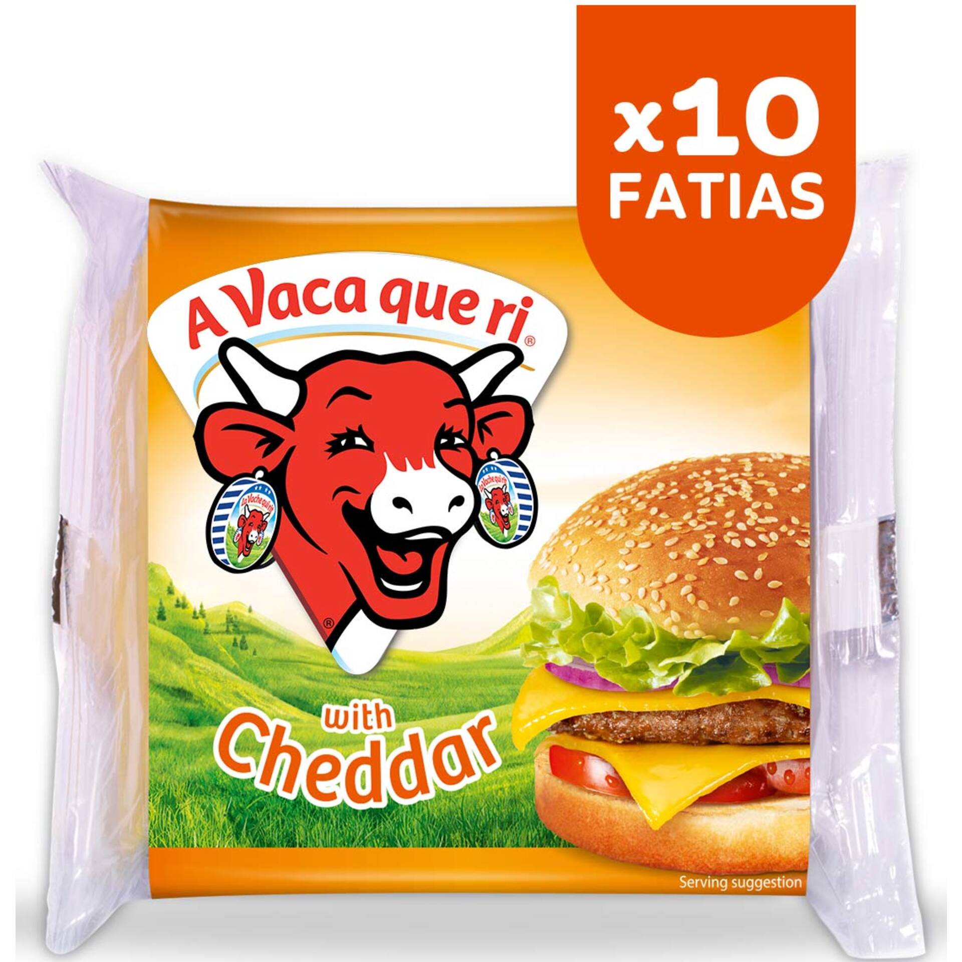Queijo Cheddar Fundido Fatiado - A Vaca que Ri | Continente Online