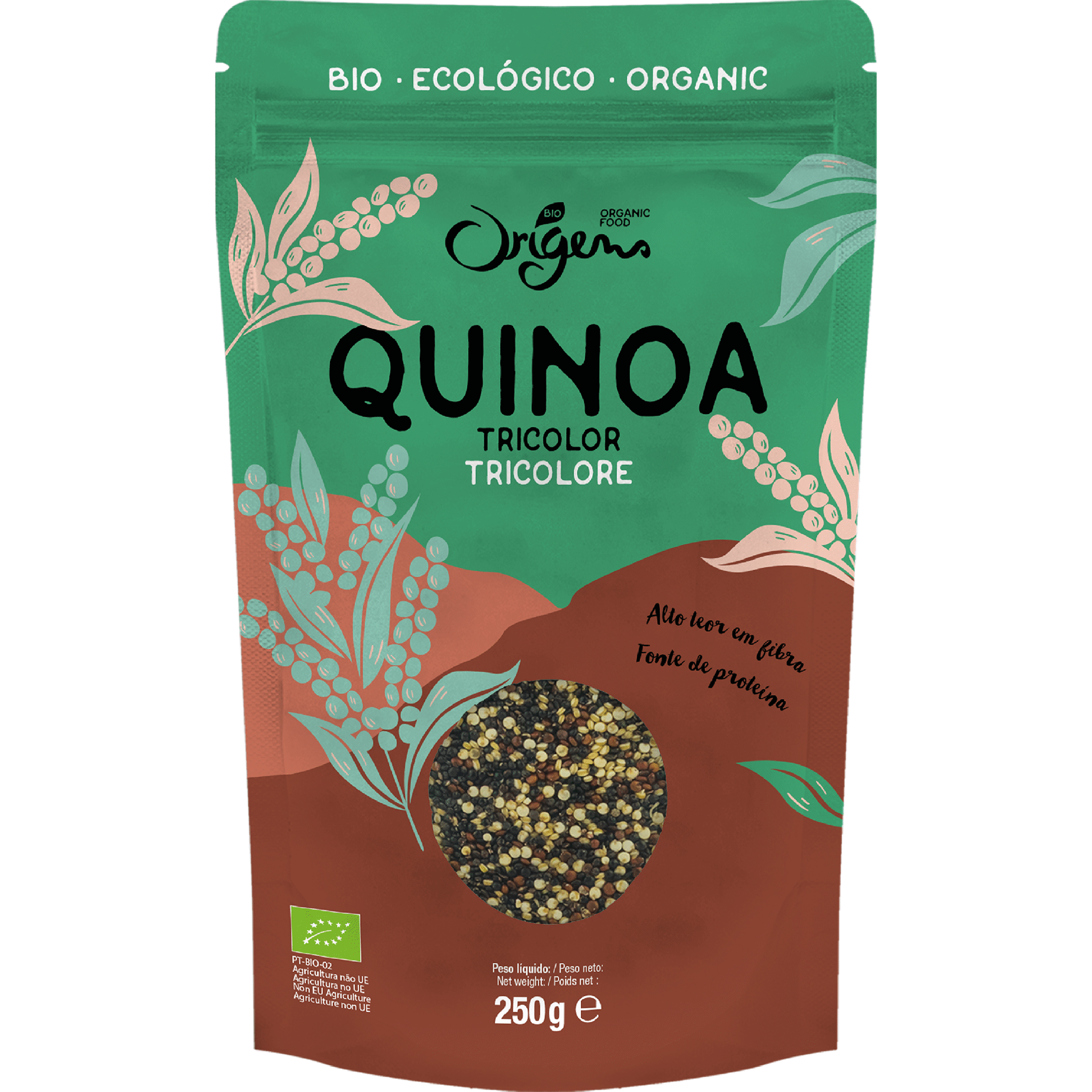 Quinoa Tricolor Origens Bio - emb. 250 gr | Continente Online