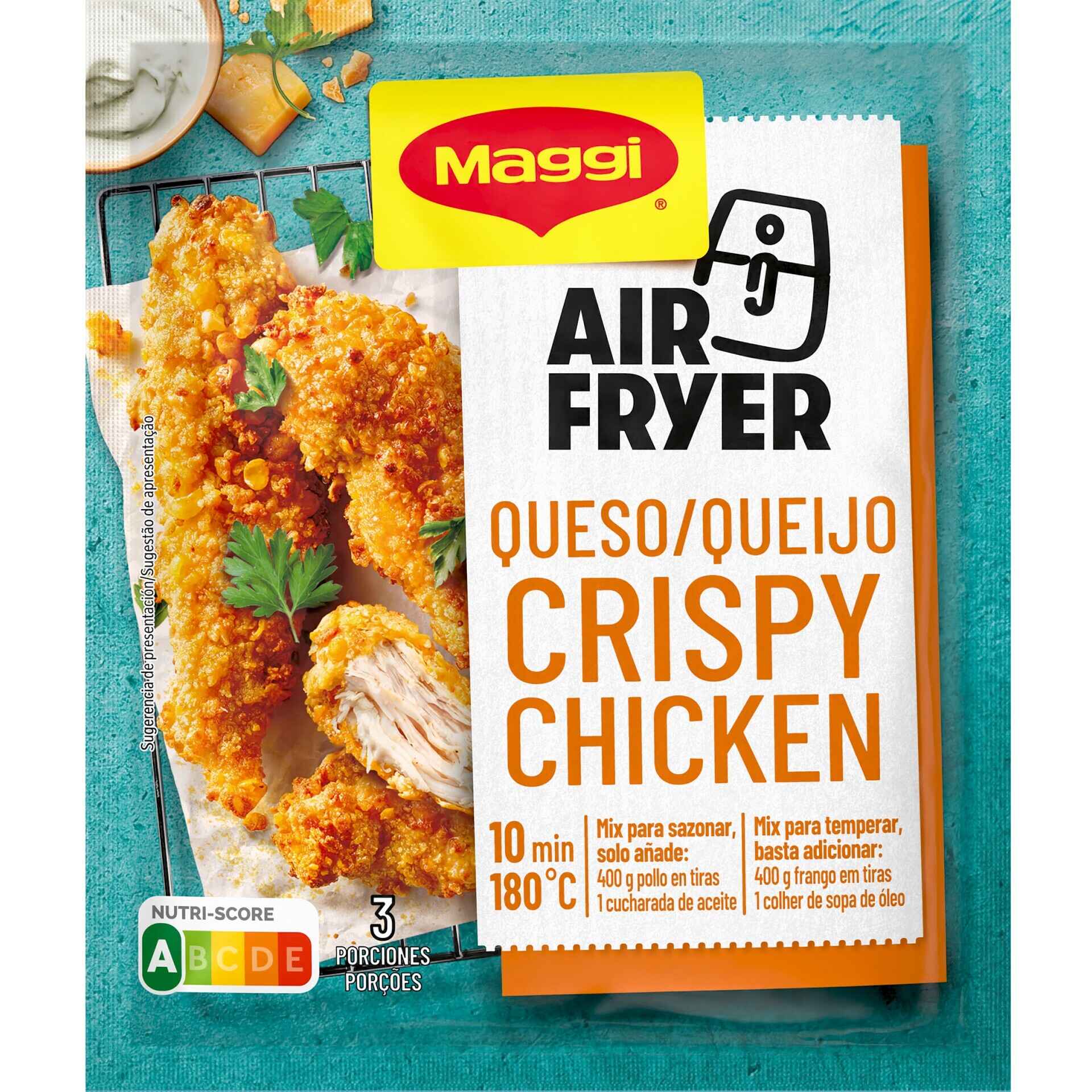 Tempero Queijo Crispy Chicken Air Fryer Maggi | Continente Online