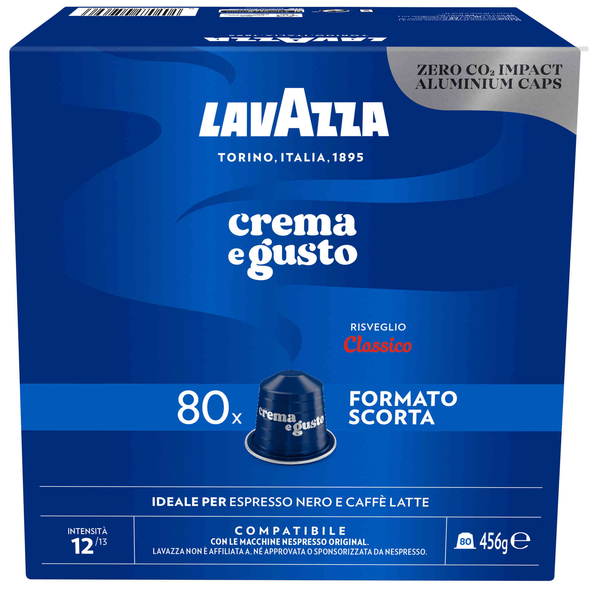 Cápsulas de Café Crema Gusto Int 12 Lavazza | Continente Online