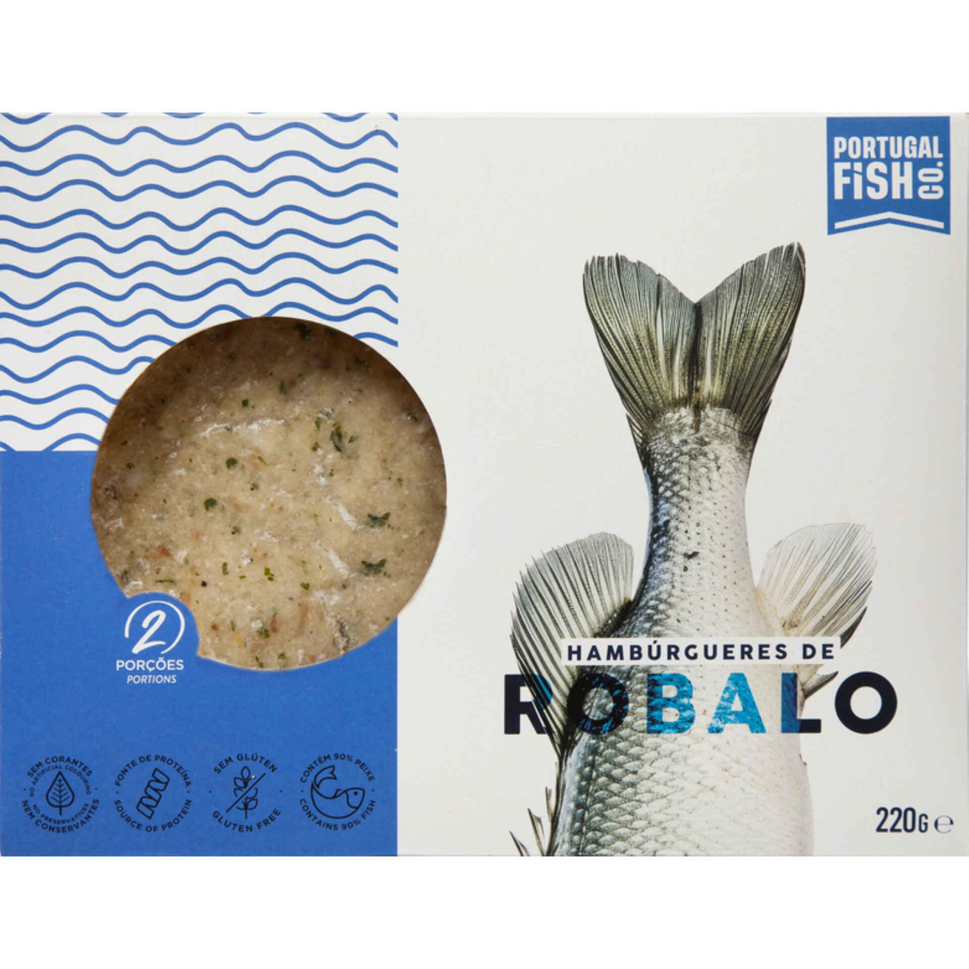 Hambúrguer de Robalo Congelado Portugal Fish - emb. 220 gr | Continente ...