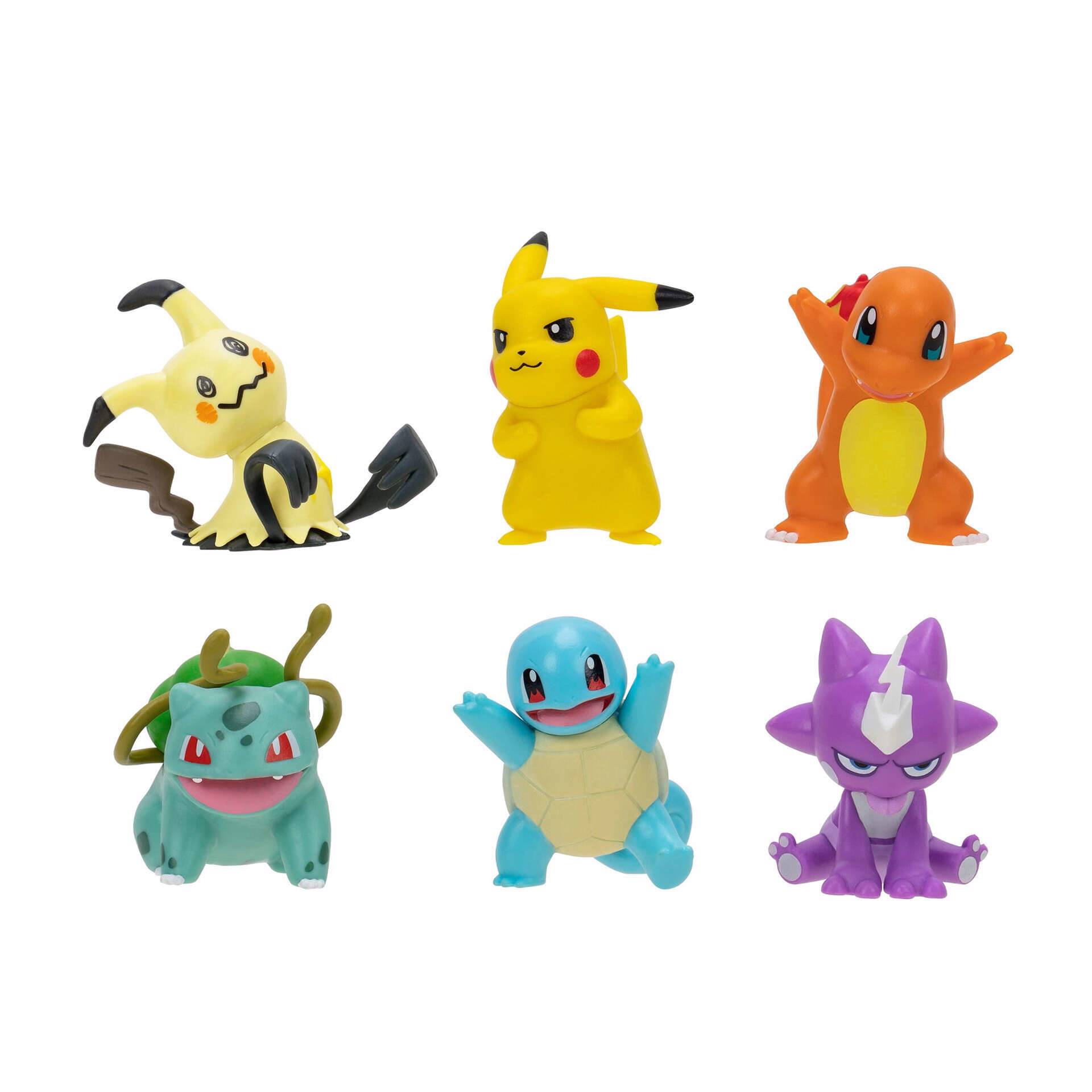 Conjunto de 6 Figuras Pokémon | Continente Online