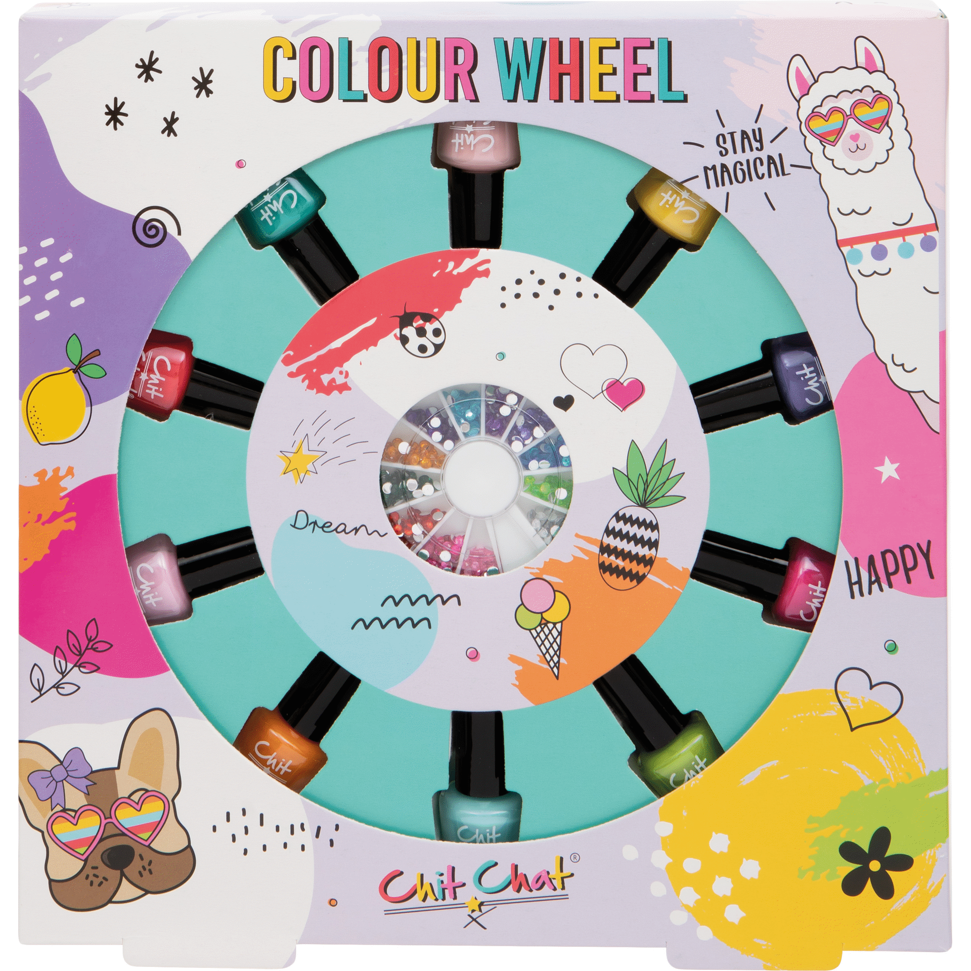 Coffret Colour Wheel Chit Chat - emb. 1 un | Continente Online
