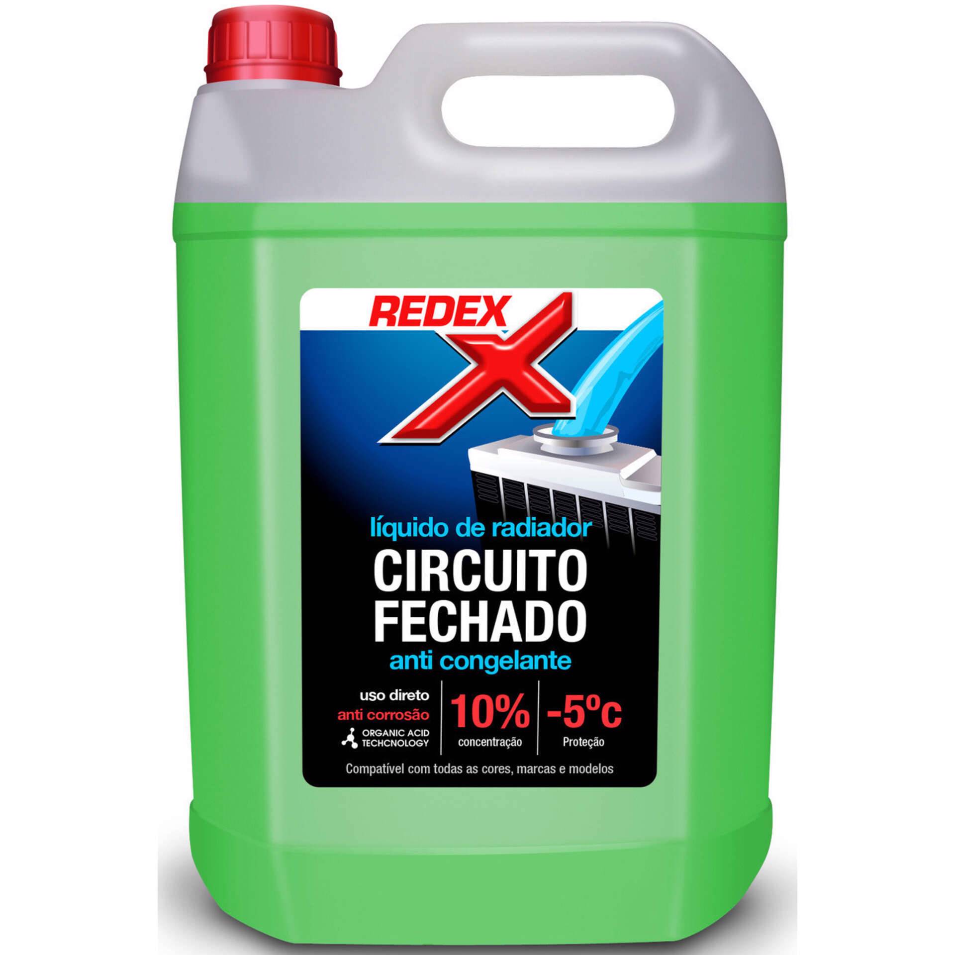 Líquido Radiador -5°C Verde Redex - emb. 5 lt | Continente Online