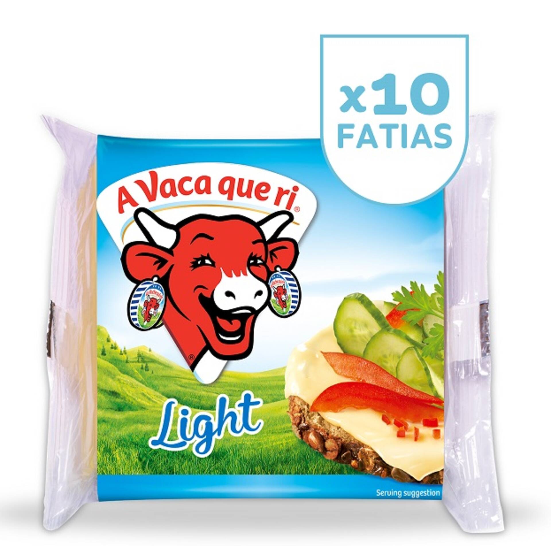 Queijo Fundido Light Fatiado emb. 200 gr - A Vaca que Ri | Continente