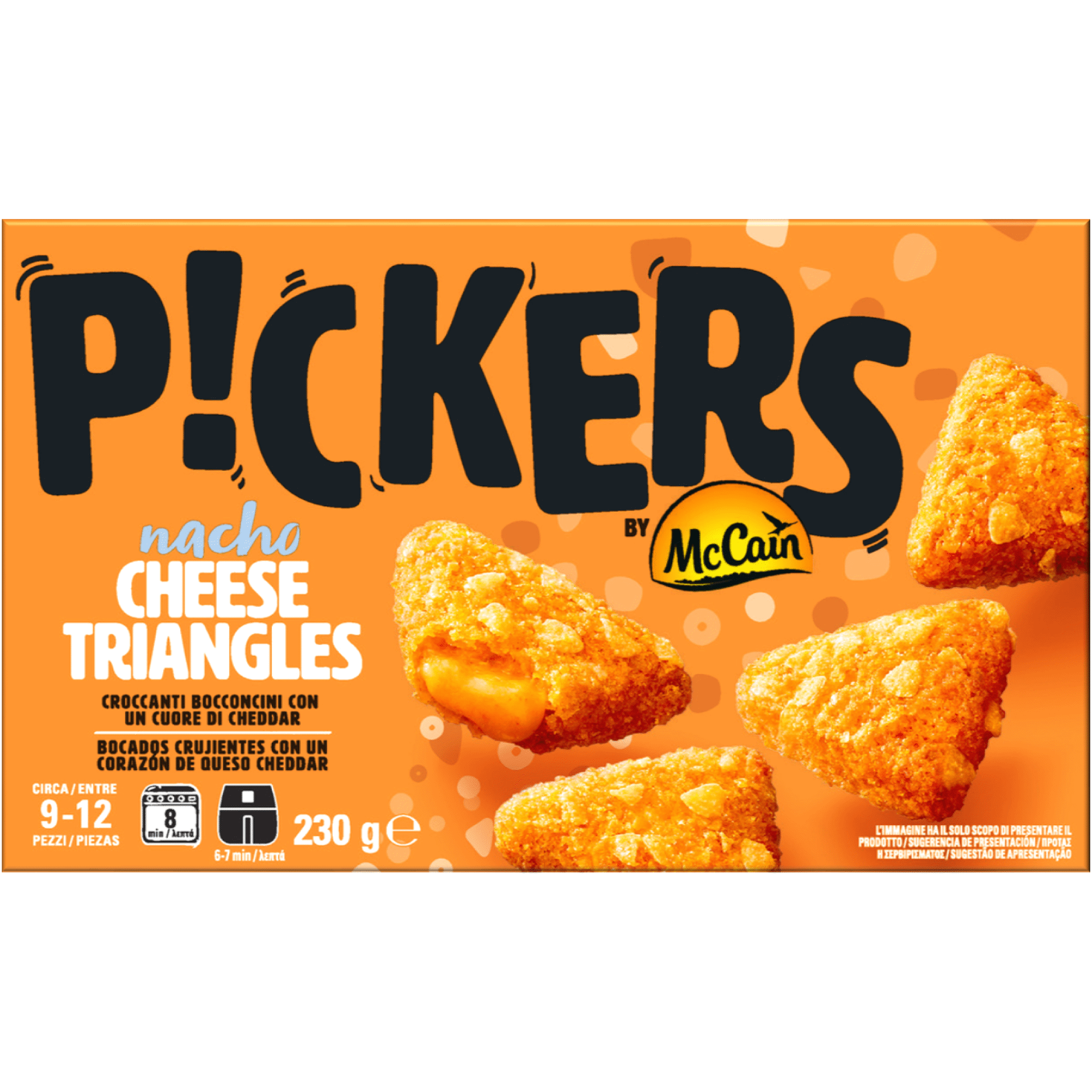 Nachos Queijo Triângulos Pickers McCain - emb. 230 gr (9 a 12 un ...