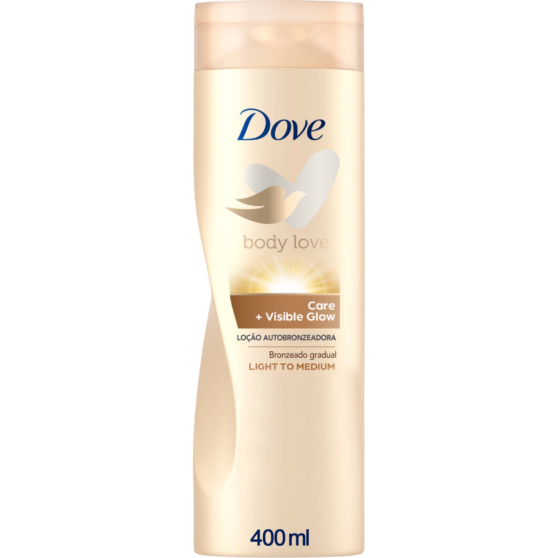 Autobronzeador Loção Corpo Care + Visible Glow Fair Dove | Continente ...