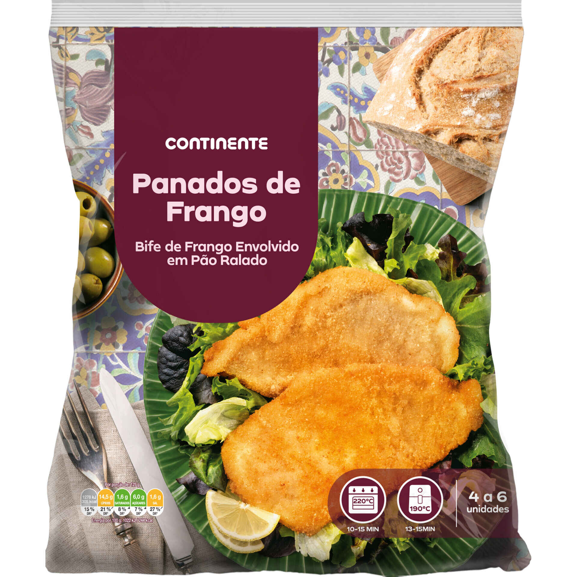 Panados de Frango Continente | Continente Online