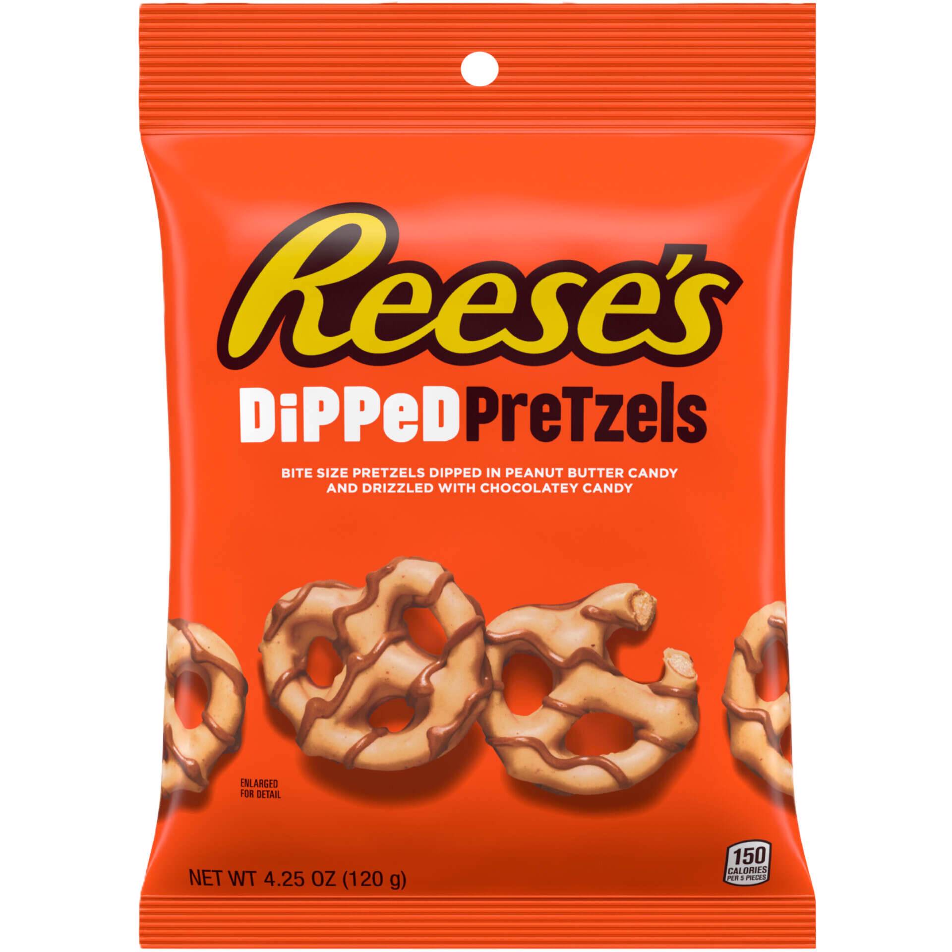 Snack de Chocolate Dipped Pretzels Reeses | Continente Online