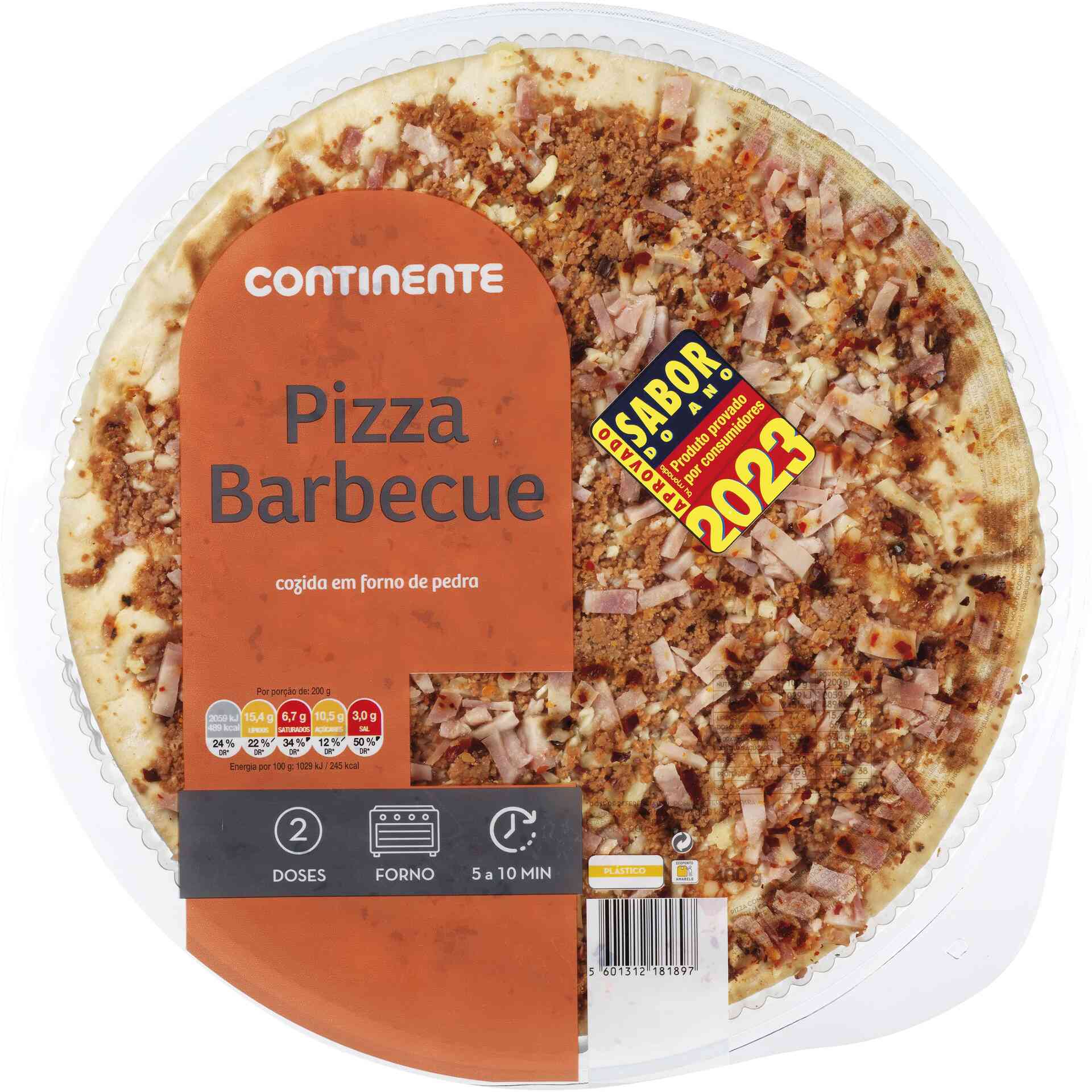 Pizza Fresca Barbecue Continente - emb. 400 gr | Continente Online